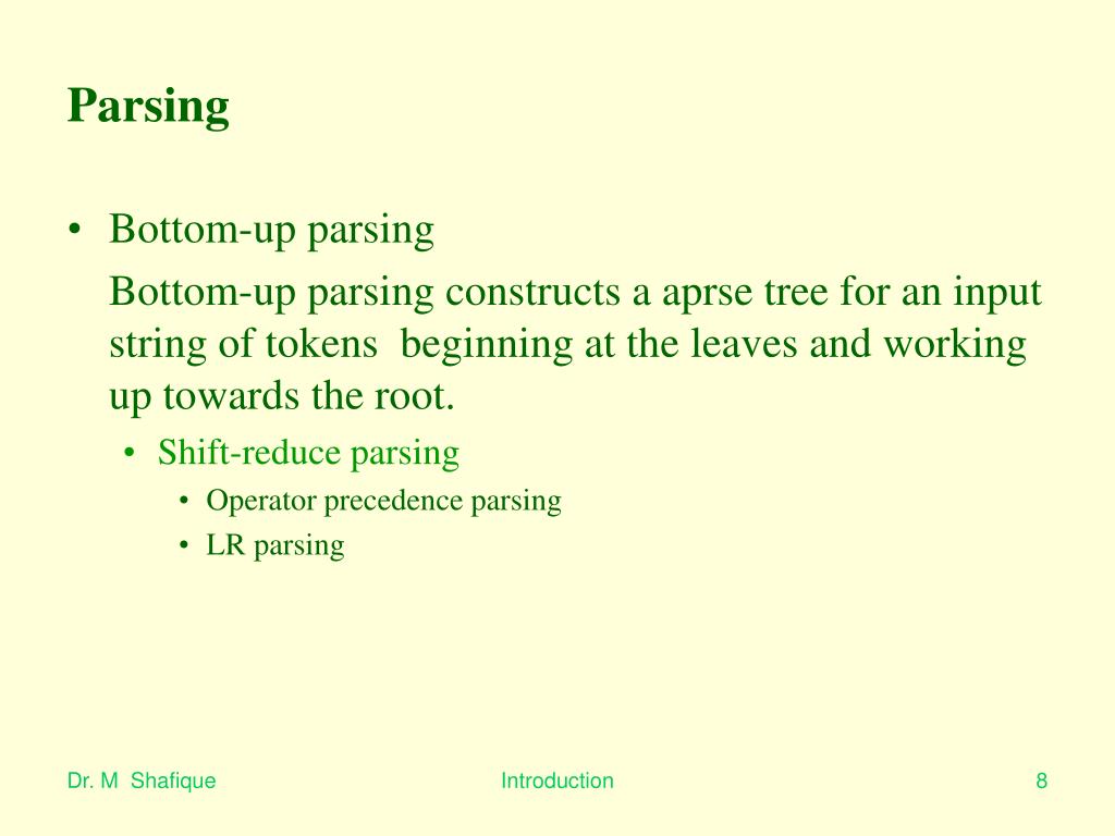 Ppt Programming Language Implementation Lexical And Syntax Analysis Part Ii Powerpoint