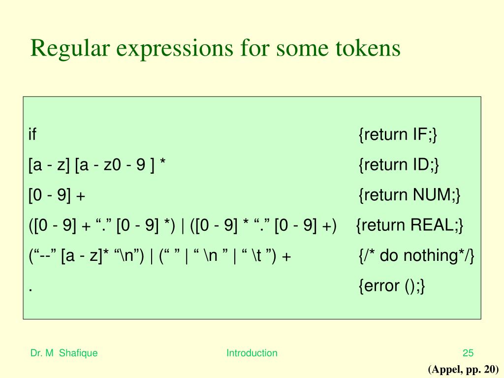 Ppt Programming Language Implementation Lexical And Syntax Analysis Part Ii Powerpoint