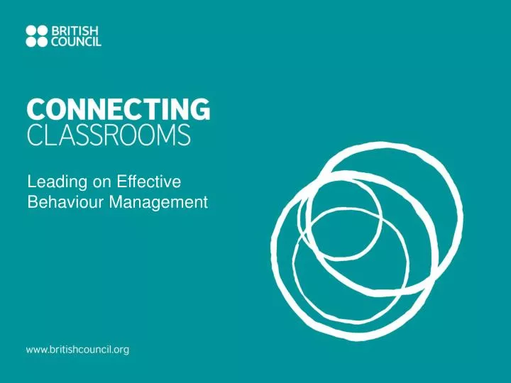 PPT - Leading on Effective Behaviour Management PowerPoint Presentation ...