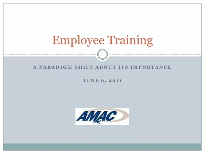 PPT - Employee Training PowerPoint Presentation, free download - ID:3865167