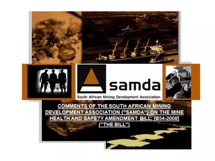 PPT - CREATION OF SAMDA SAMDA was created in 2000 SAMDA represents the ...