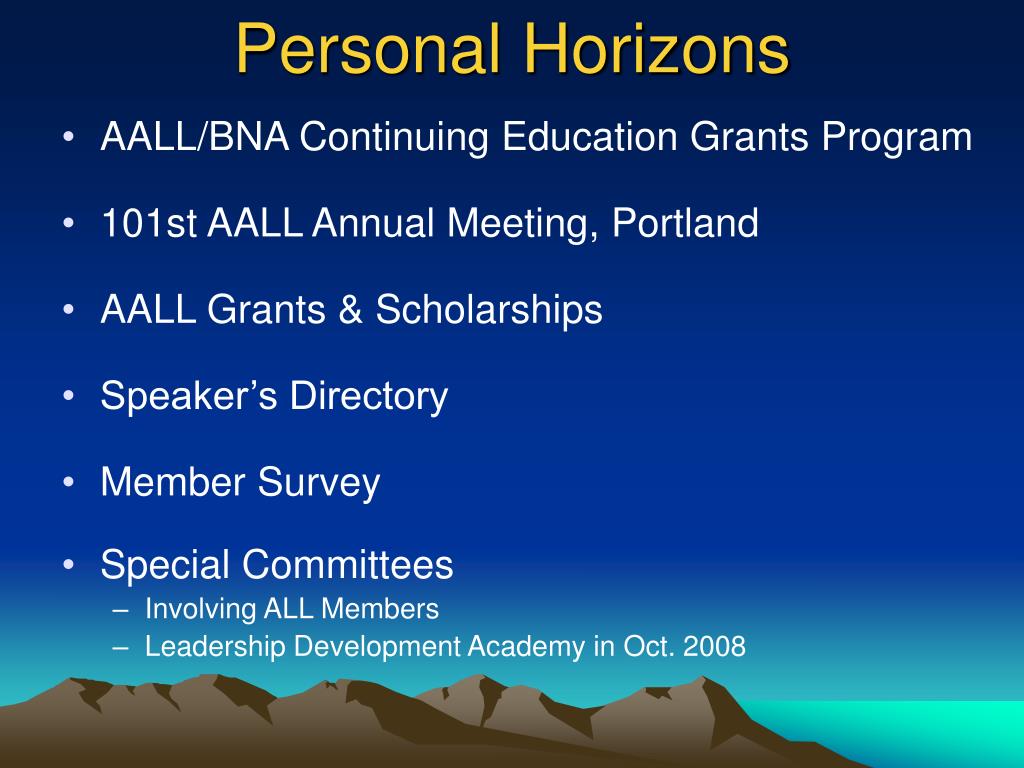 PPT - AALL and New Horizons Houston Area Law Librarians (HALL) February ...