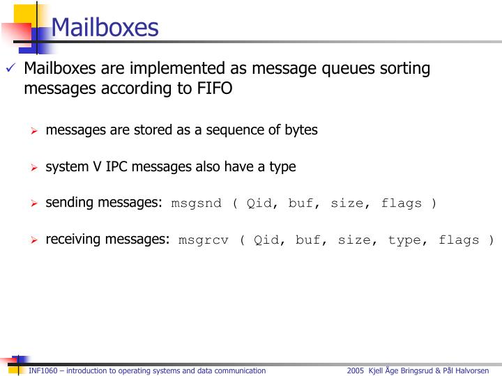 PPT - Operating Systems: Inter-Process Communication PowerPoint ...