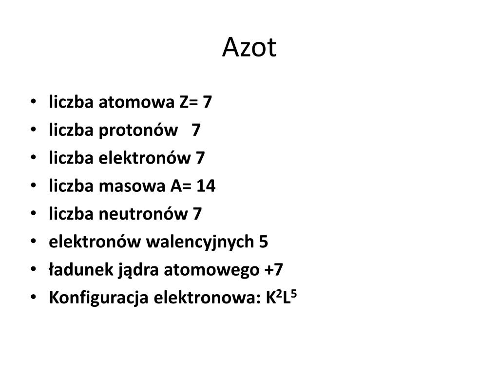 PPT - Tlen i azot jako składniki powietrza PowerPoint Presentation ...