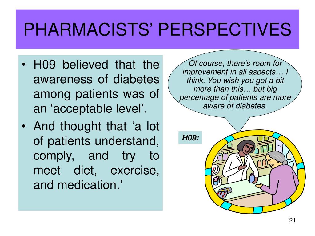 PPT - PERSPECTIVES OF PHARMACISTS IN THEIR ROLE IN TYPE 2 DIABETES ...