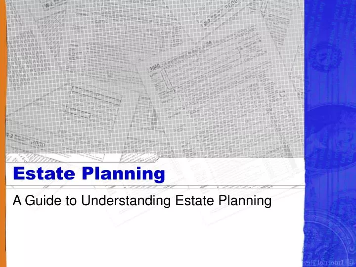 PPT - Estate Planning PowerPoint Presentation, free download - ID:3866434