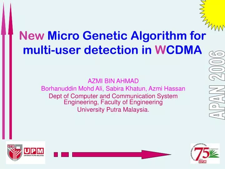 Ppt New Micro Genetic Algorithm For Multi User Detection In W Cdma Powerpoint Presentation
