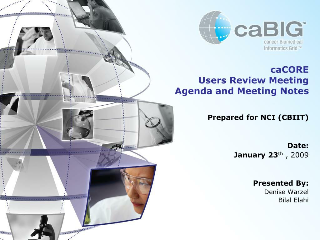 PPT - Prepared for NCI (CBIIT) Date: January 23 th , 2009 Presented By ...