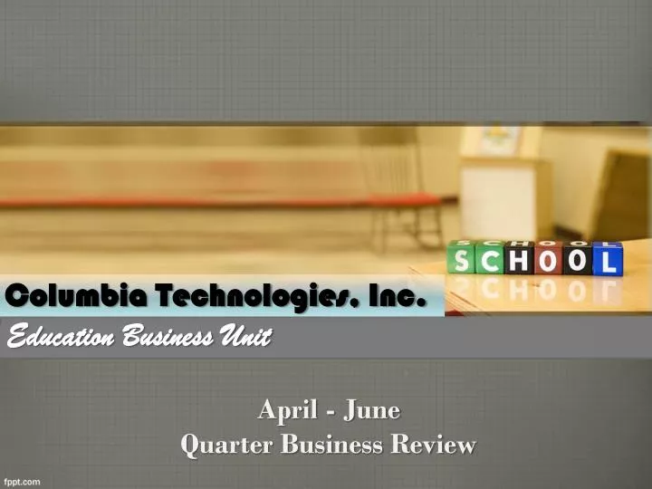 PPT - Columbia Technologies, Inc. PowerPoint Presentation, free ...
