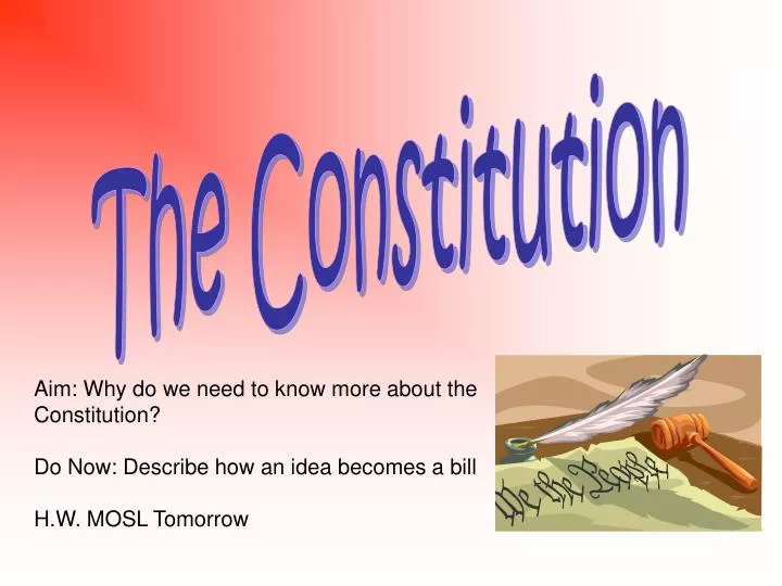 PPT - The Constitution PowerPoint Presentation, free download - ID:3868575