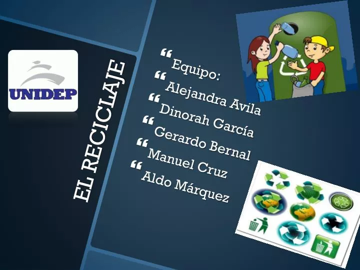 PPT - EL RECICLAJE PowerPoint Presentation, free download - ID:3869058