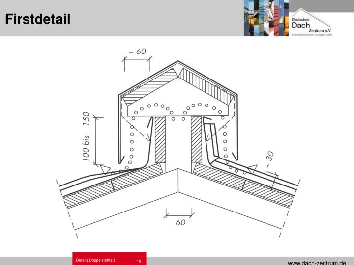 PPT - Metalldach Doppelstehfalz Details PowerPoint Presentation - ID ...