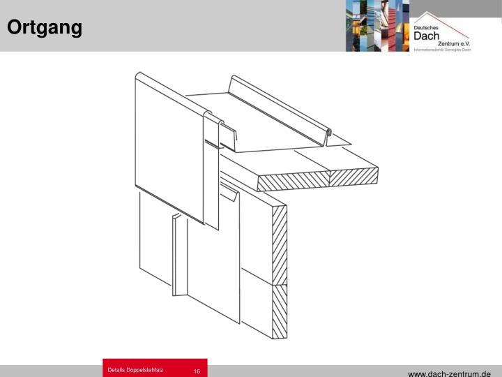 PPT - Metalldach Doppelstehfalz Details PowerPoint Presentation - ID ...