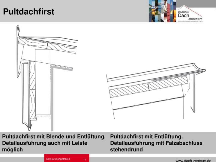 PPT - Metalldach Doppelstehfalz Details PowerPoint Presentation - ID ...