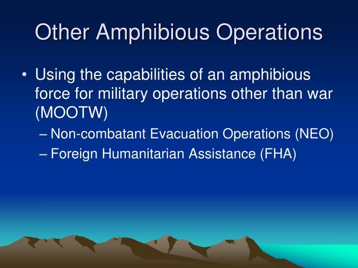 PPT - Themes and Types of Amphibious Operations PowerPoint Presentation ...