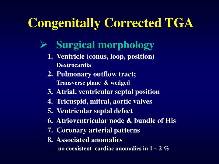 PPT - Corrected Transposition of Great Arteries PowerPoint Presentation ...