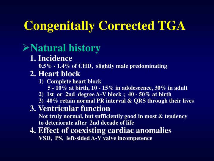 PPT - Corrected Transposition of Great Arteries PowerPoint Presentation ...
