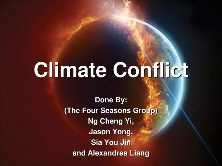 PPT - Climate Conflict PowerPoint Presentation, free download - ID:3871019