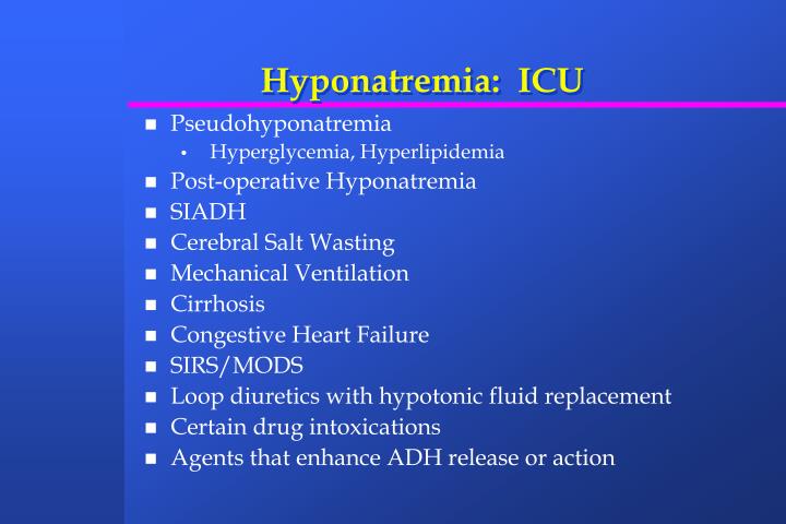 PPT - Diagnosis and Treatment of Hyponatremia PowerPoint Presentation ...