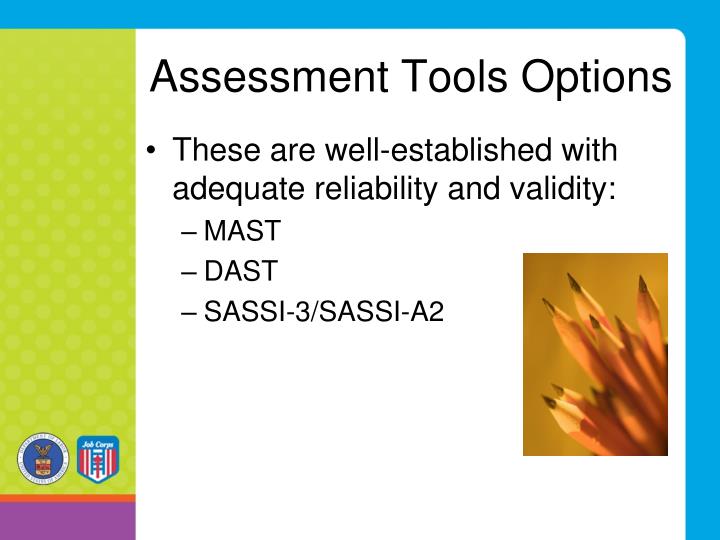 PPT - The SASSI and Other Assessment Tools PowerPoint Presentation - ID ...