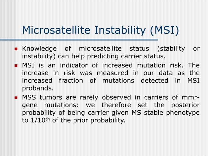 PPT - An Accurate Genetic Model for Predicting the Carrier Status of ...