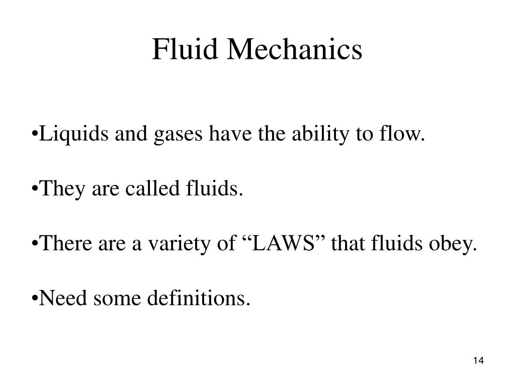 PPT - Introduction to Fluid Mechanics. Chapter 1. PowerPoint ... PPT - Introduction to Fluid Mechanics. Chapter 1. PowerPoint ...