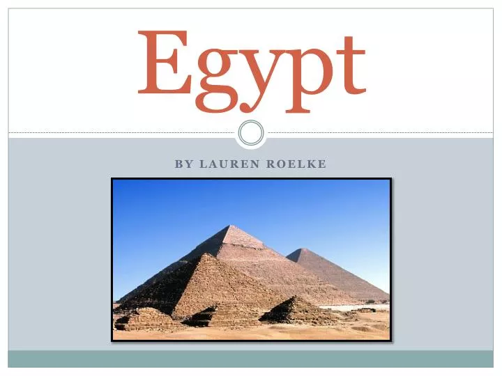 PPT - Egypt PowerPoint Presentation, free download - ID:3875138