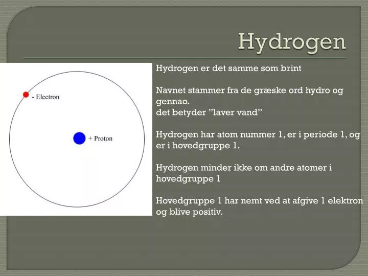 PPT - Hydrogen PowerPoint Presentation, free download - ID:3875433