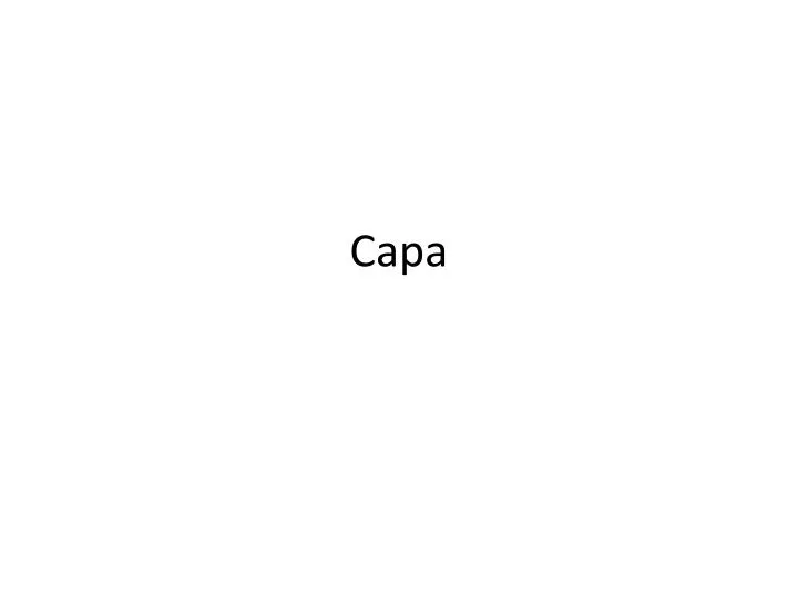 PPT - Capa PowerPoint Presentation, free download - ID:3876097