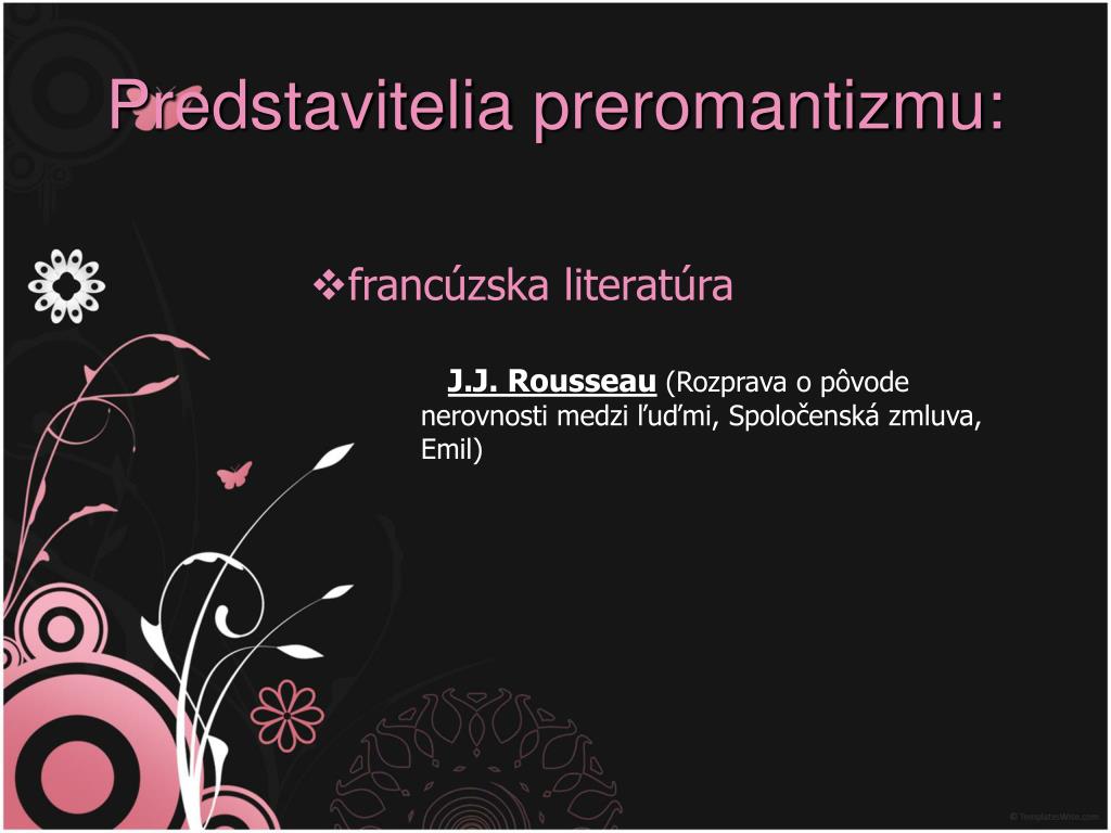 PPT - Romantizmus vo svetovej literatúre PowerPoint Presentation, free ...