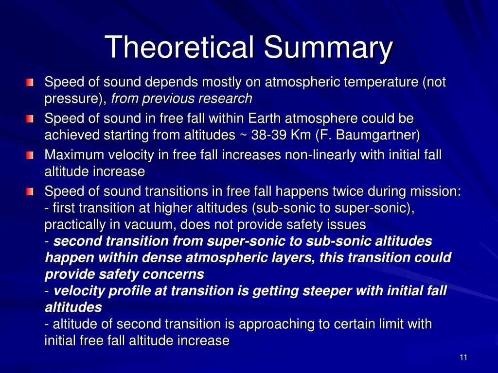 PPT - High Altitude Free Fall: Theoretical Analysis of Physical Hazards ...