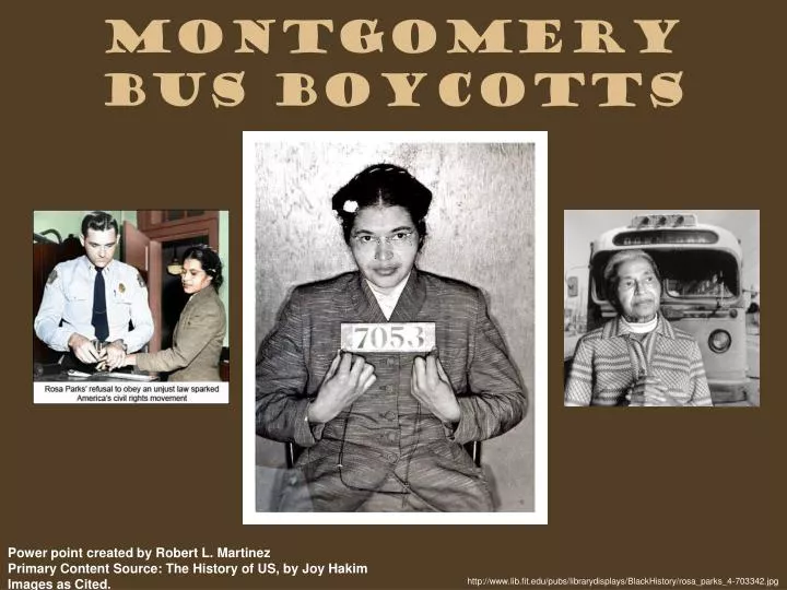 PPT - Montgomery Bus Boycotts PowerPoint Presentation, free download ...