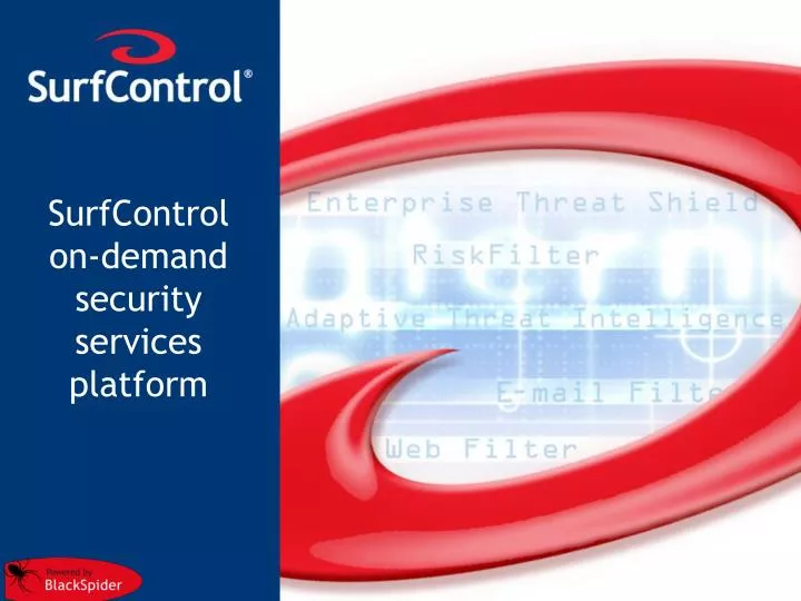 PPT - SurfControl on-demand security services platform PowerPoint ...