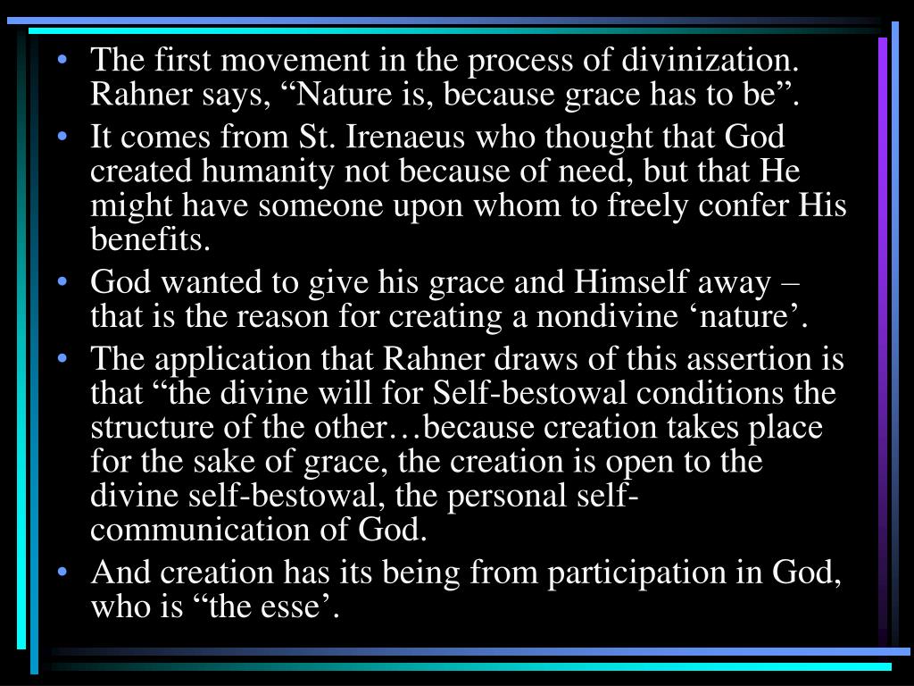 PPT - Karl Rahner: Divinization in Roman Catholicism by Francis J ...