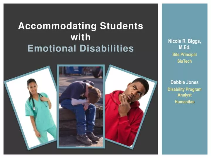 PPT - Accommodating Students with Emotional Disabilities PowerPoint ...