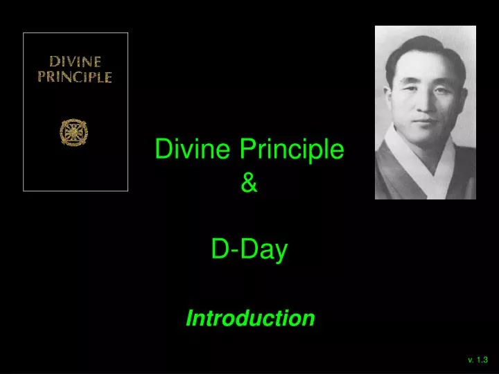 PPT - Divine Principle & D-Day PowerPoint Presentation, free download ...