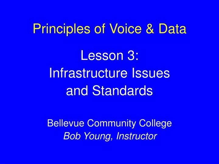 PPT - Principles of Voice & Data PowerPoint Presentation, free download ...