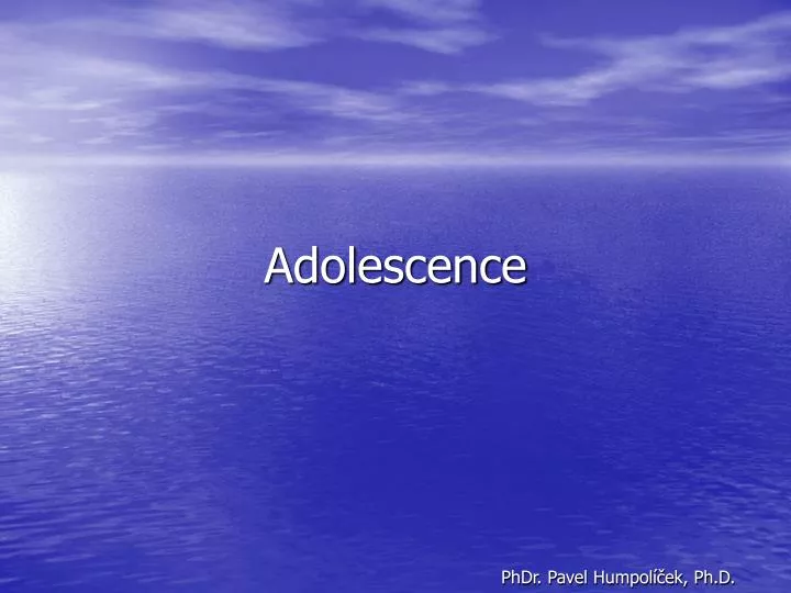 Ppt Adolescence Powerpoint Presentation Free Download Id 3882067