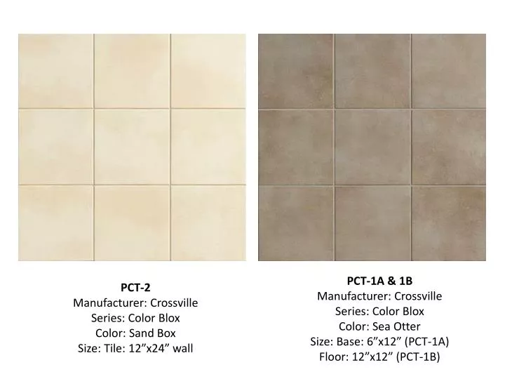 PPT - PCT-2 Manufacturer: Crossville Series: Color Blox Color: Sand Box ...