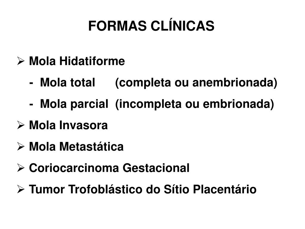 PPT - TUMORES TROFOBLÁSTICOS GESTACIONAIS RANUCE RIBEIRO AZIZ YDY ...