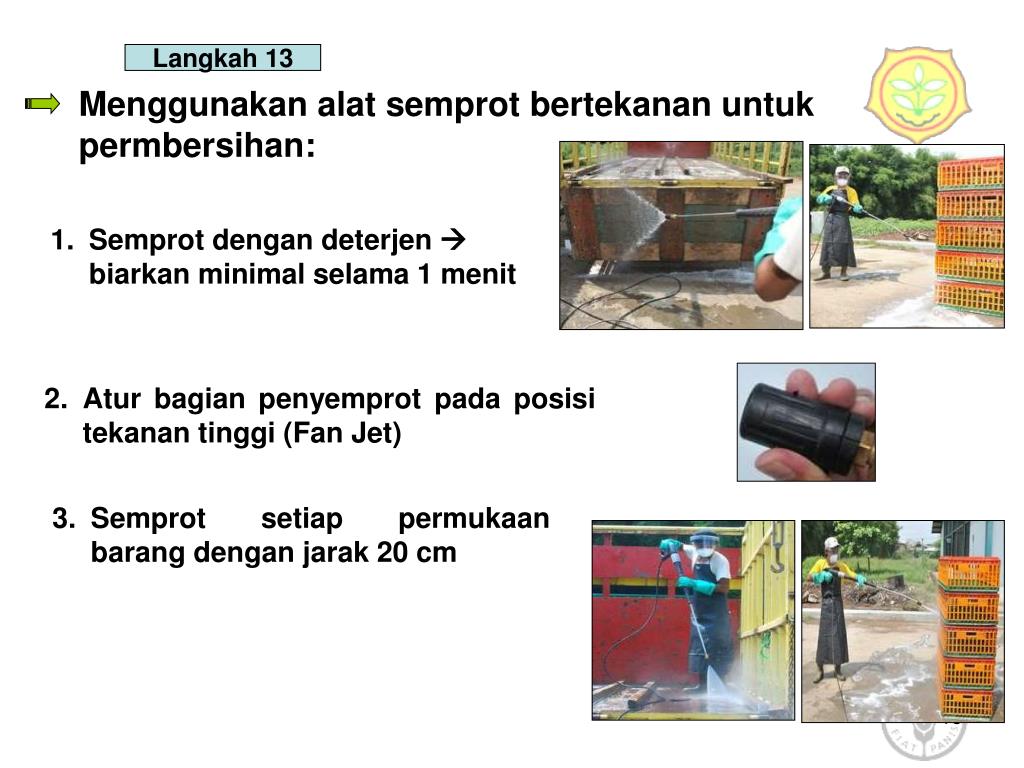 PPT - SOP Penggunaan dan Perawatan Alat Semprot Bertekanan Tinggi ...