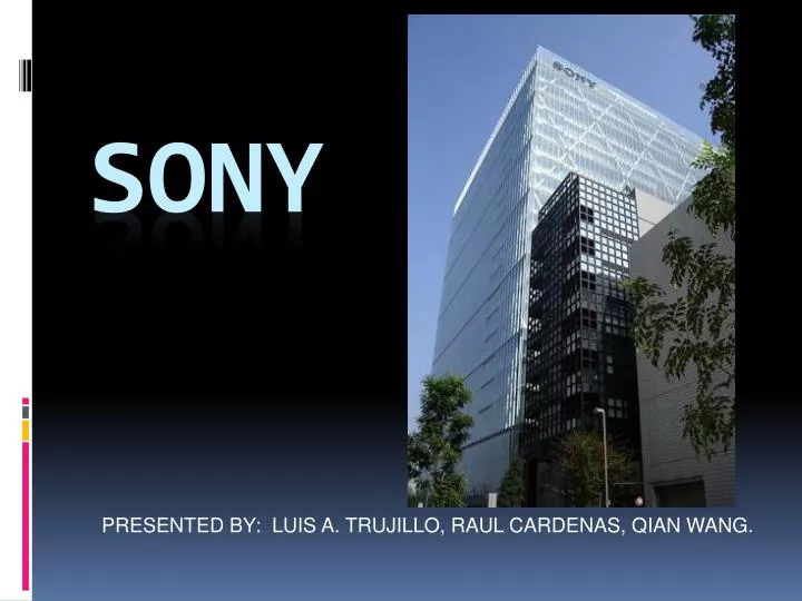 PPT - Sony PowerPoint Presentation, free download - ID:3883279