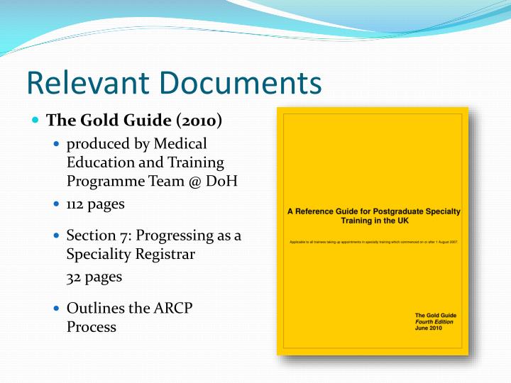 PPT - Getting through the ARCP process – a trainees perspective ...