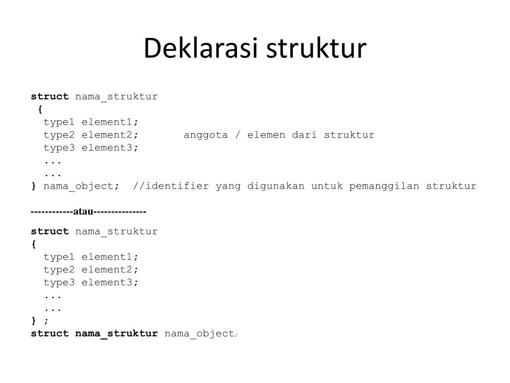 PPT - STRUKTUR PowerPoint Presentation, free download - ID:3883640