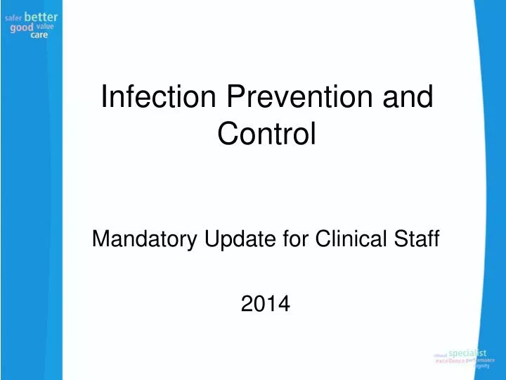 PPT - Infection Prevention and Control PowerPoint Presentation, free ...