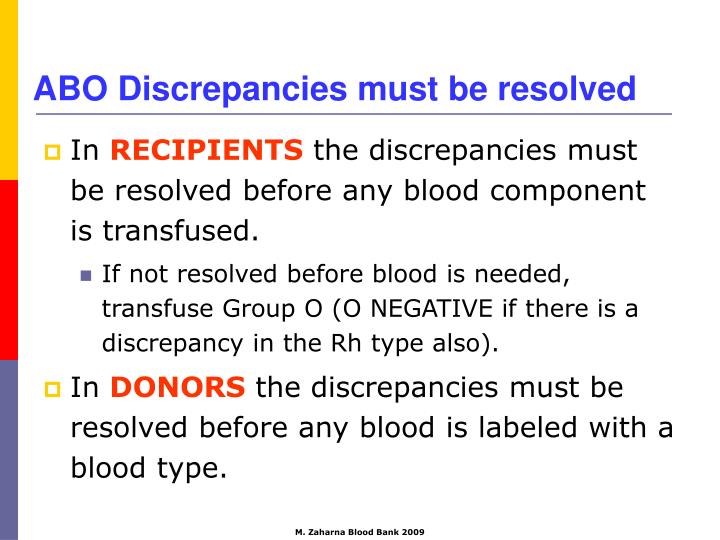 PPT - ABO & Rh Discrepancies PowerPoint Presentation - ID:3885098