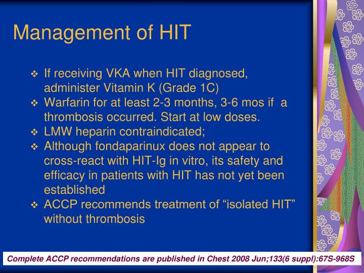 PPT - Heparin-Induced Thrombocytopenia PowerPoint Presentation - ID:3885197