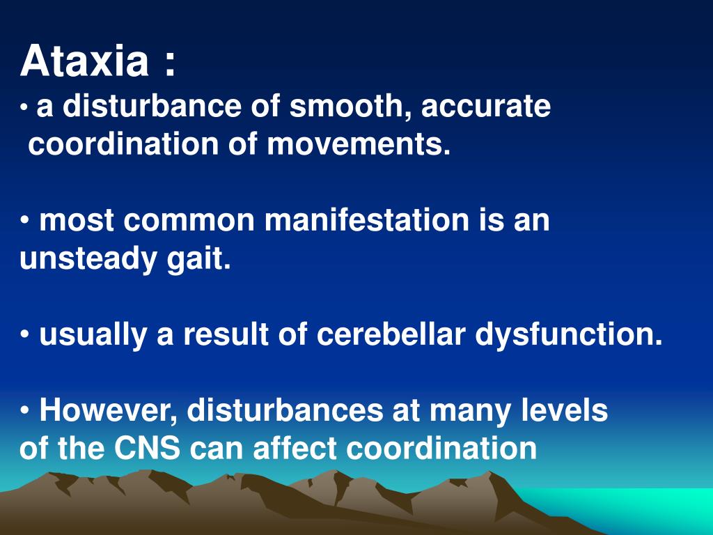 PPT - Approach to the child with acute ataxia Dr Mohamed Abu nada ...