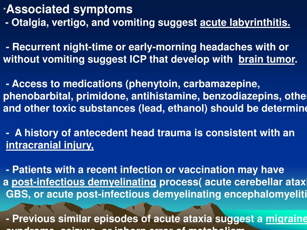 PPT - Approach to the child with acute ataxia Dr Mohamed Abu nada ...