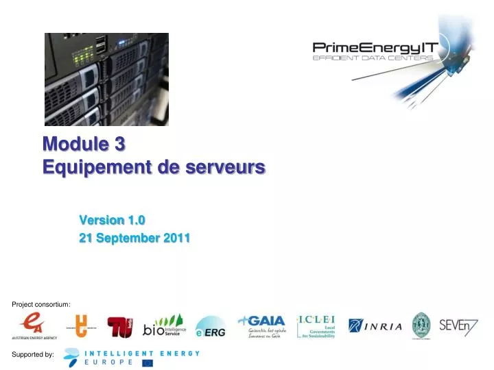 PPT - Module 3 Equipement de serveurs PowerPoint Presentation, free ...